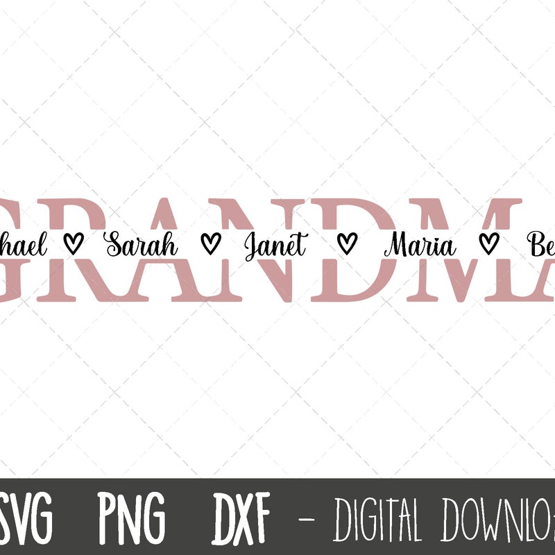 Grandma Svg - Etsy