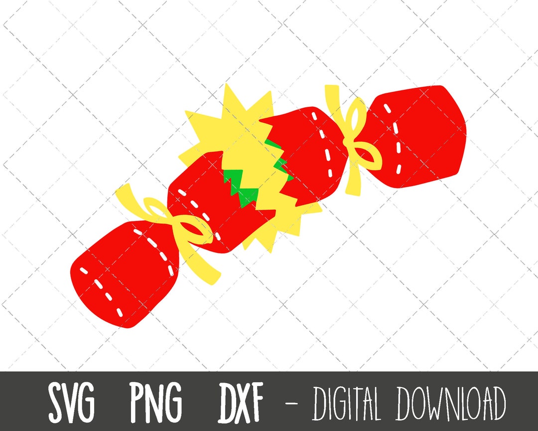 Christmas Cracker Svg, Christmas Cracker Clip Art, Christmas Clip Art ...