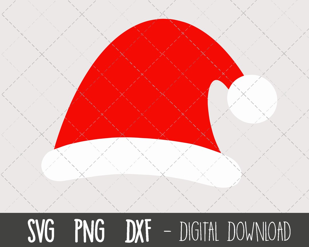Santa Hat Svg, Santa Svg, Christmas Svg, Santa Svg File, Santa Svg Cut ...