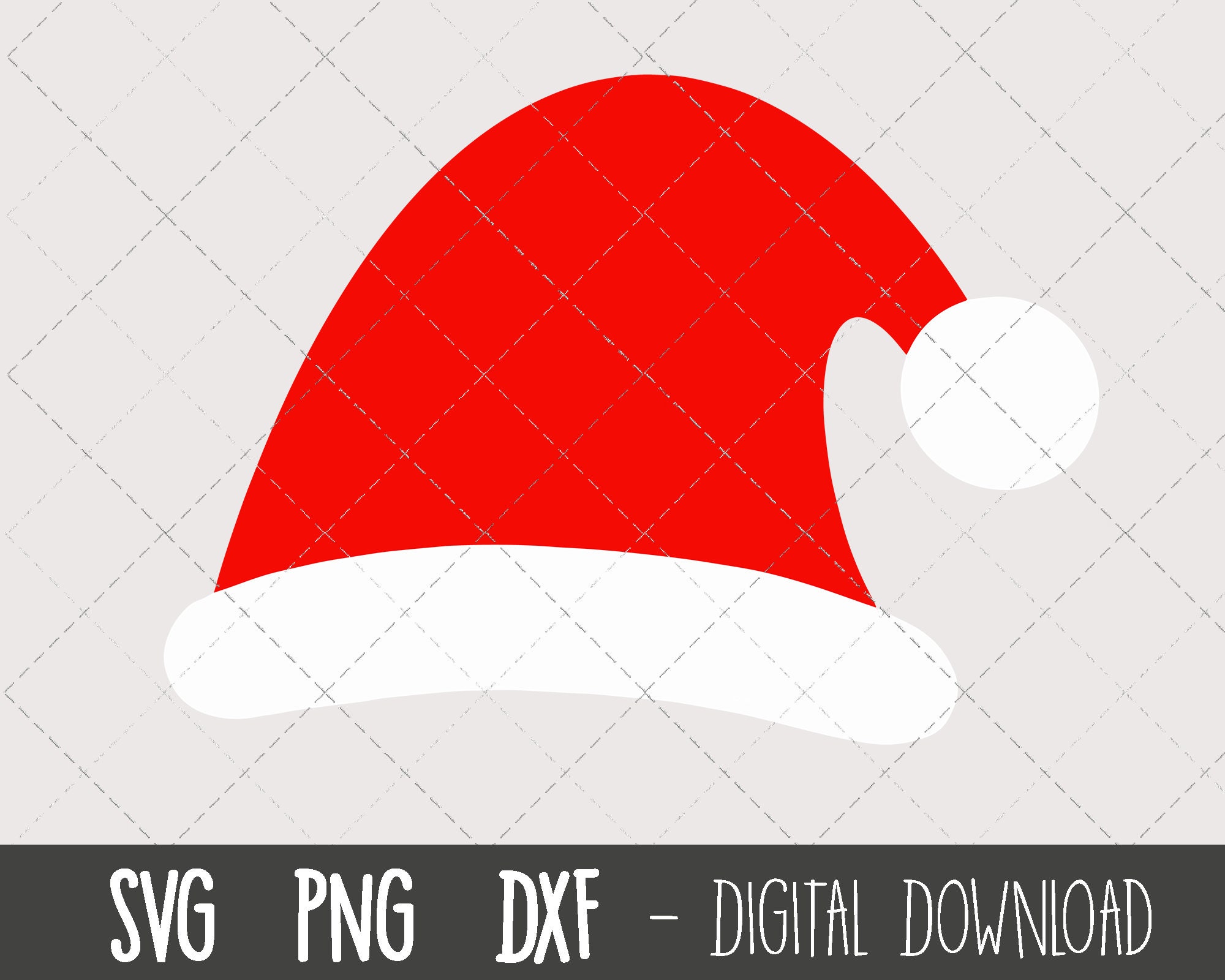 Santa Hat Svg Santa Svg Christmas Svg Santa Svg File Santa | Etsy