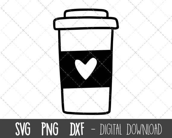 Coffee Cup Svg Coffee Cup Bundle Takeaway Cup Svg Starbucks | Etsy