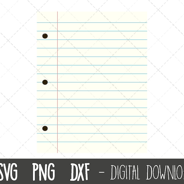 Notebook Paper - Etsy