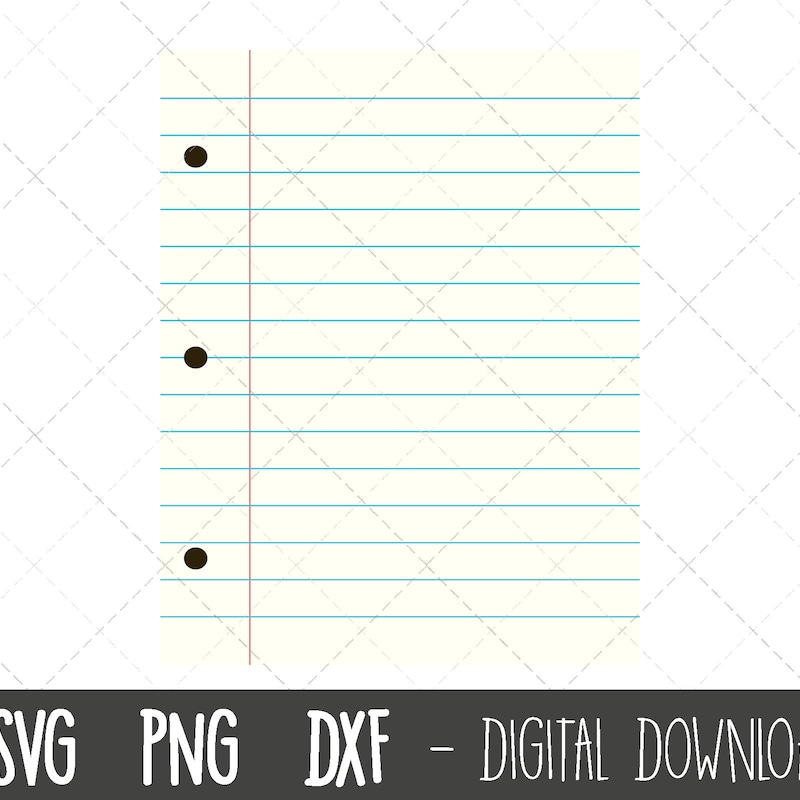 Notebook Paper - Etsy