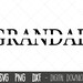 Grandad SVG, Grandfather Svg, Grandad Split Name Frame Svg, Grandad Svg ...