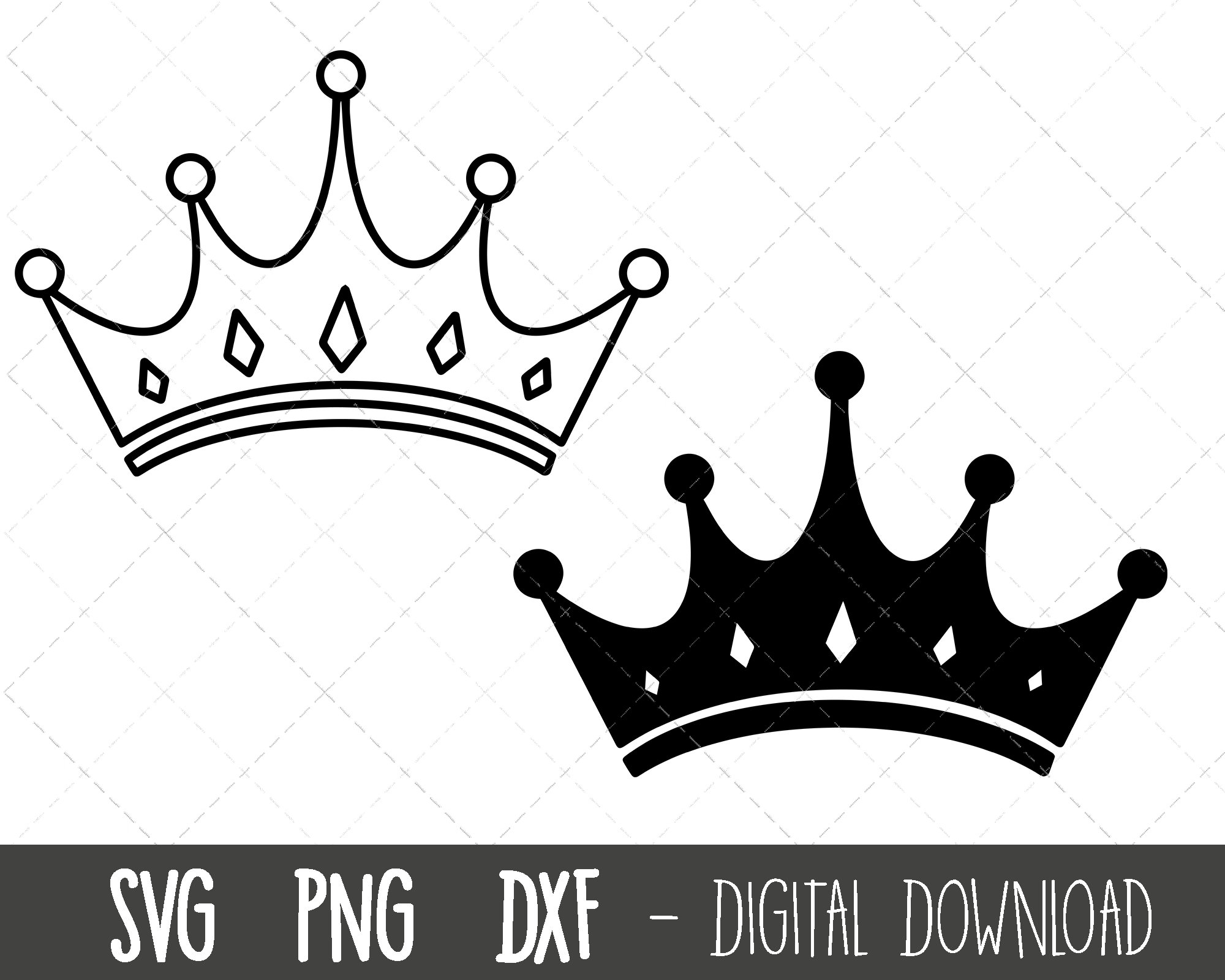 Princess Tiara SVG Tiara Svg Queen Svg Crown Clipart Crown - Etsy