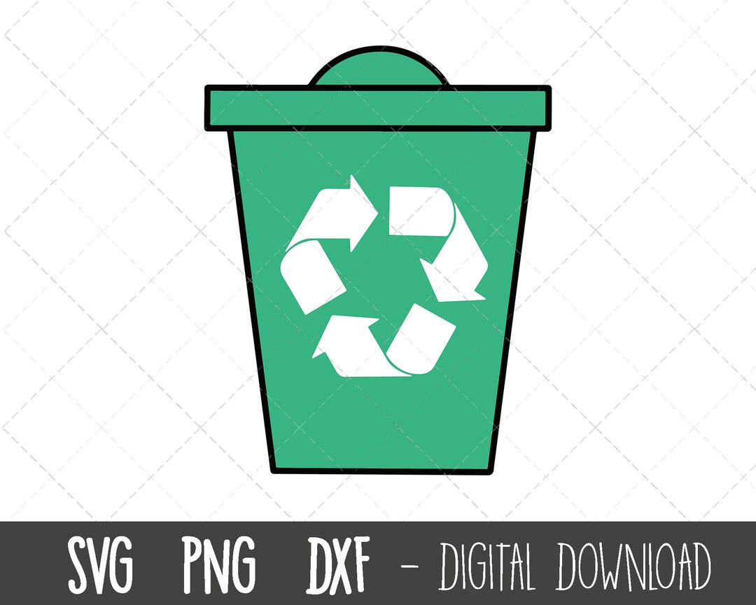 Recycle Svg, Trash Can Svg, Garbage Can Png, Recycle Bin Svg, Rubbish ...