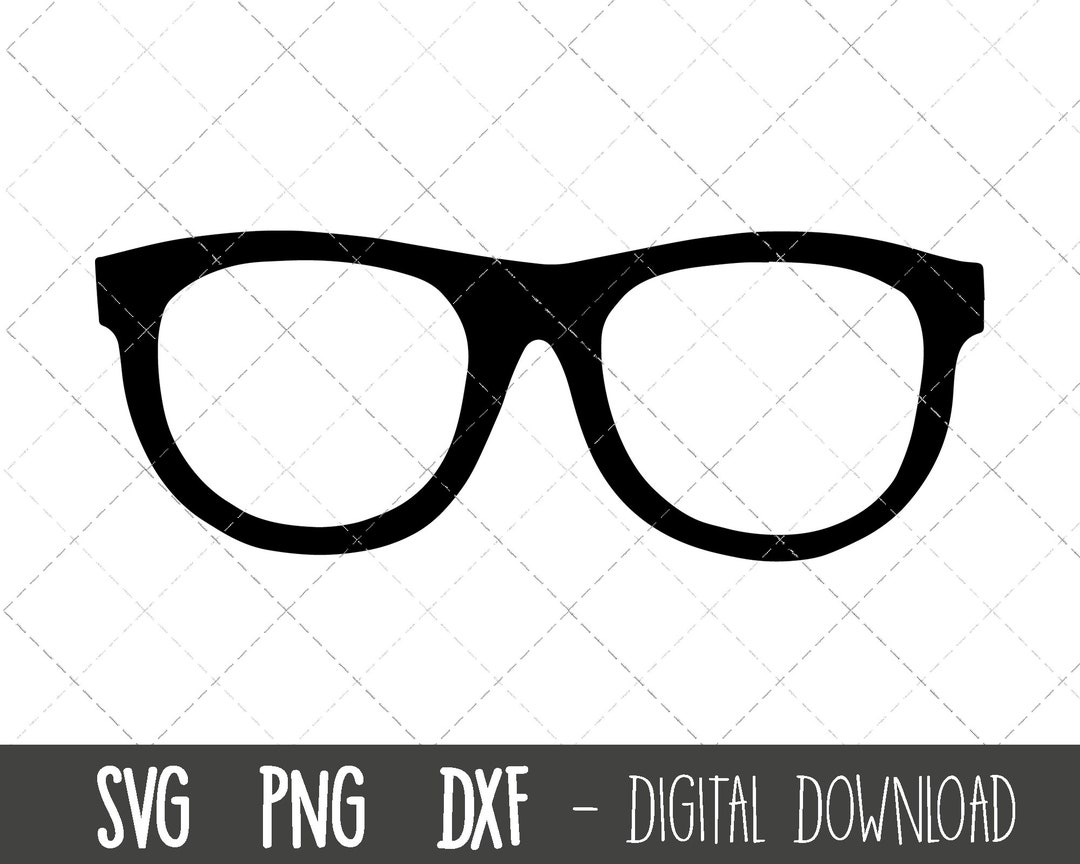 Glasses SVG, Spectacles Svg, Glasses Clipart, Glasses Silhouette Svg ...