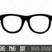 Glasses SVG, Spectacles Svg, Glasses Clipart, Glasses Silhouette Svg ...