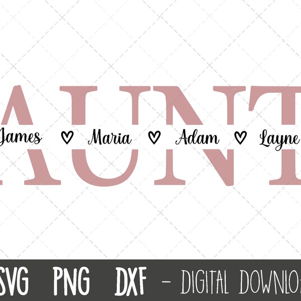 Aunt Svg - Etsy