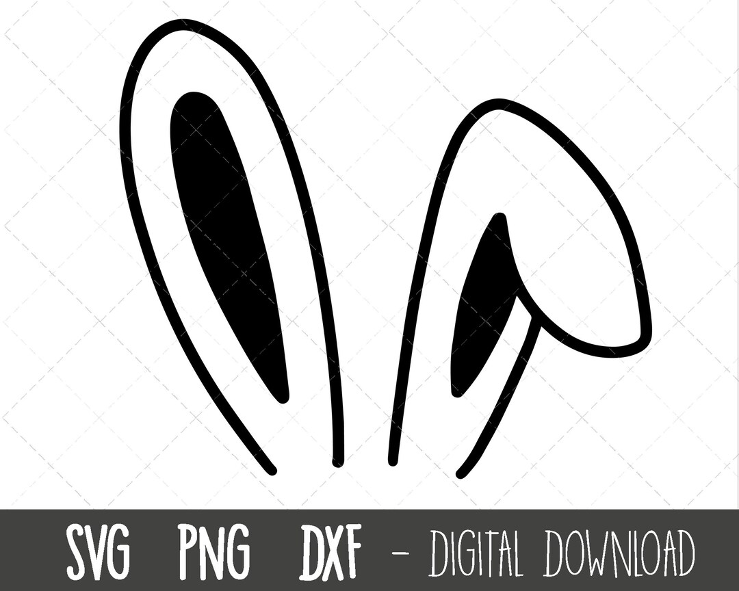 Bunny Ears SVG, Easter Svg, Easter Svg, Bunny Png, Rabbit Clipart ...