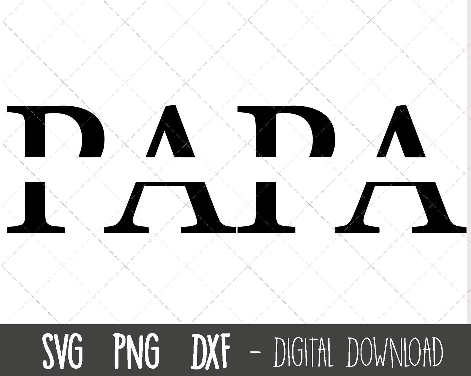 Papa SVG, Father Svg, Father's Day SVG, Papa Split Name Frame Svg, Papa ...