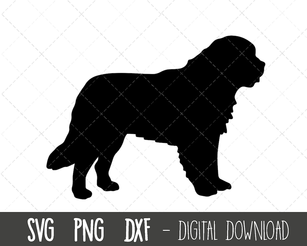 Newfoundland Svg, Dog Svg, Newfoundland Silhouette, Newfoundland ...