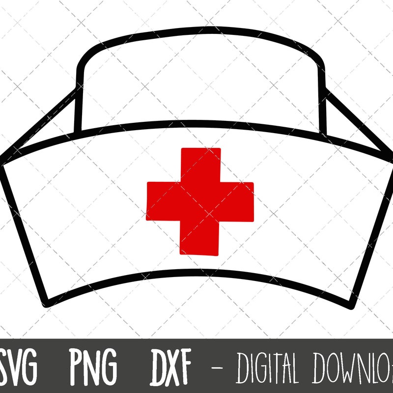 Nurse Hat Clipart - Etsy