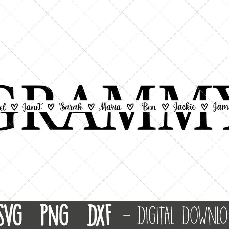 Grammy Svg - Etsy