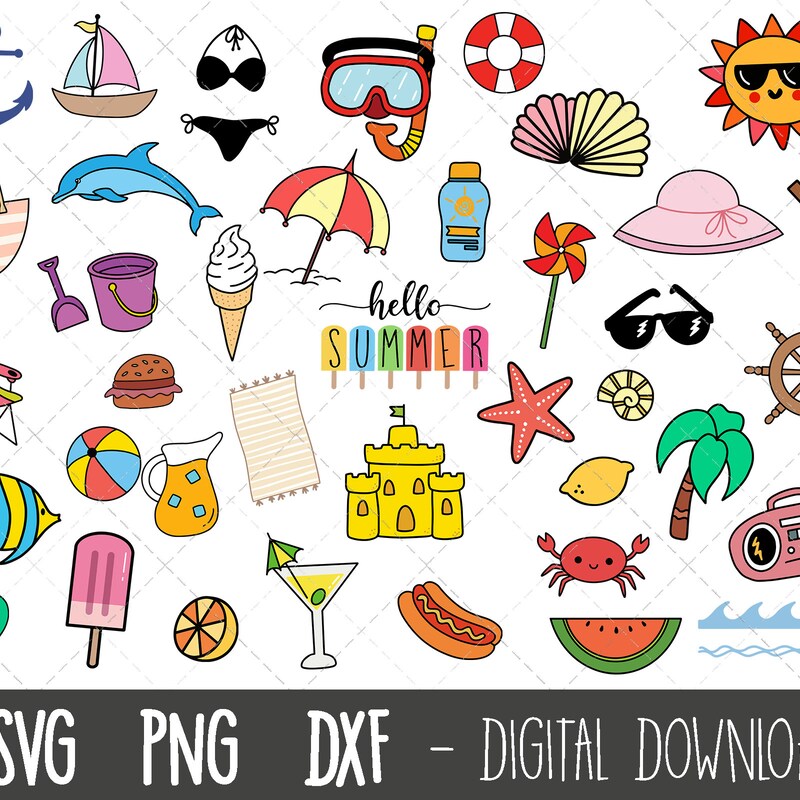Doodle Clipart - Etsy