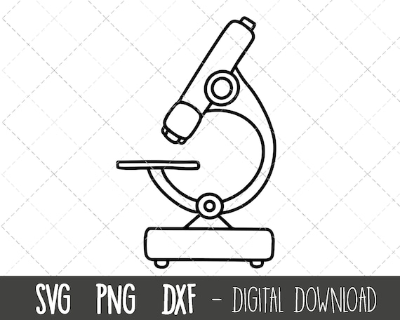 Microscope Svg Science Svg Science Clipart Microscope Png | Etsy