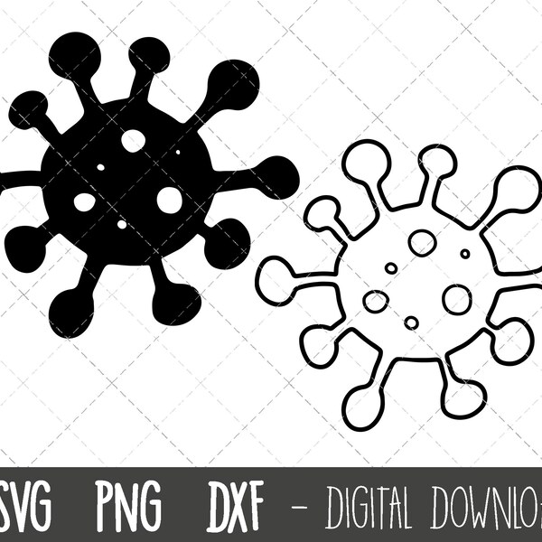 Virus Svg - Etsy