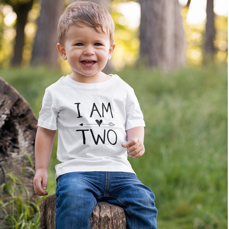 I Am Two Svg 2nd Birthday Svg Second Birthday Svg Baby - Etsy