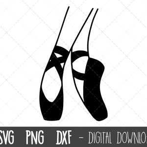 Pointe Shoes Svg, Ballet Shoes Svg, Ballet Slippers Svg, Ballet Pumps ...