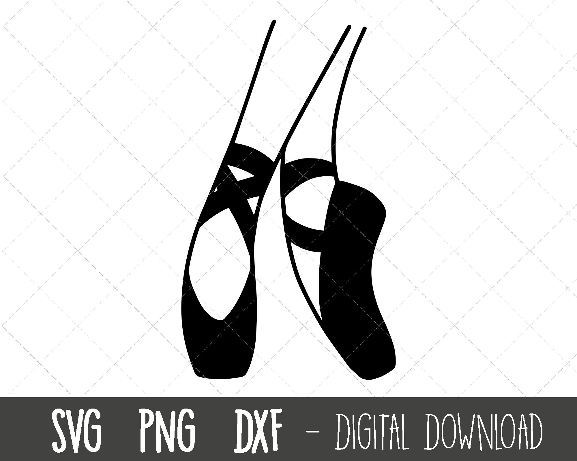 Pointe Shoes Svg Ballet Shoes Svg Ballet Slippers Svg | Etsy India