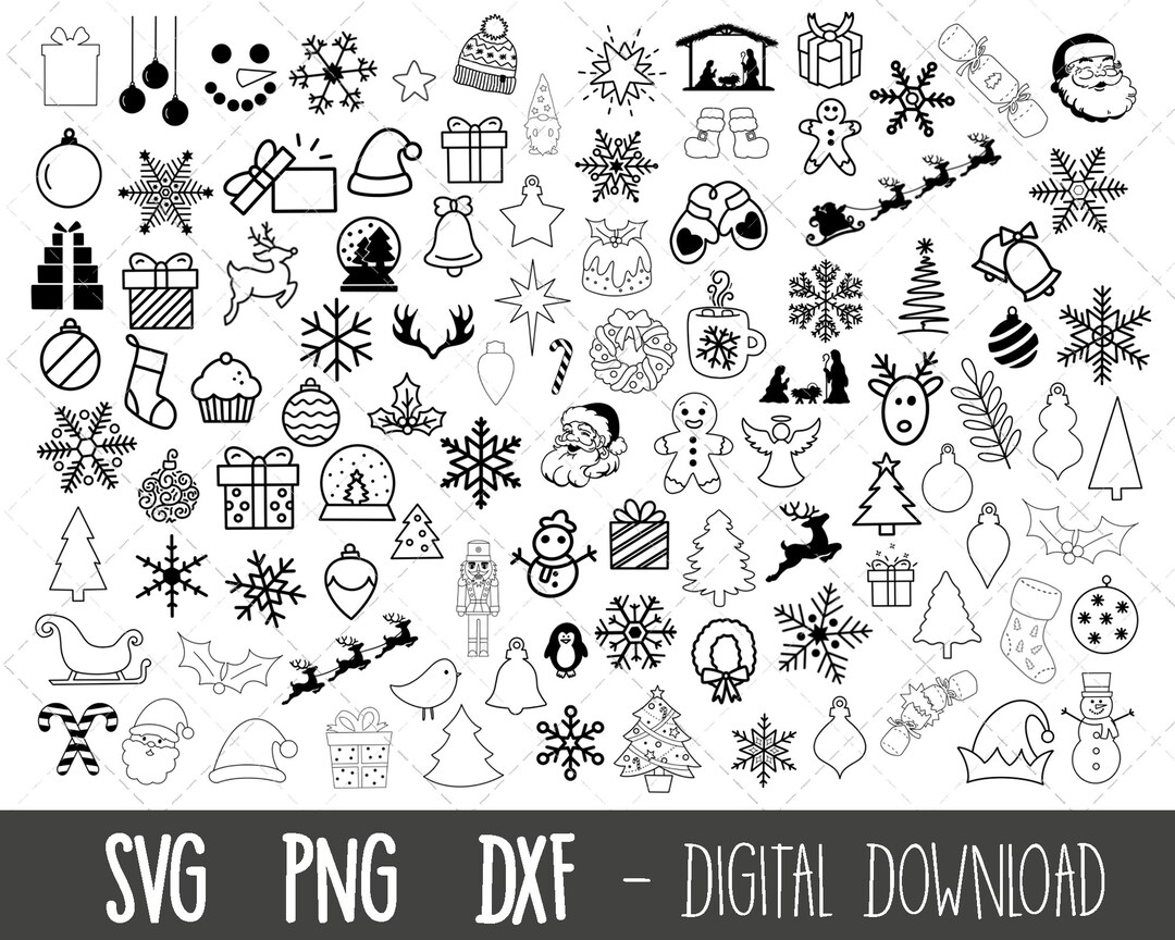 Christmas SVG, Christmas Clipart, Christmas Svg Bundle, Christmas ...