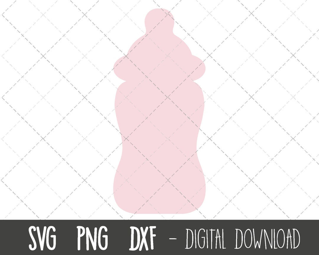Biberón svg, bebé svg, clipart de biberón rosa, baby shower svg ...