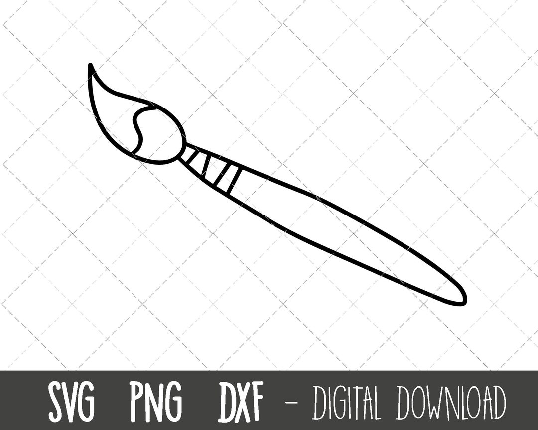 Paint Brush Svg, Brush Svg, Painting Clipart, Art Clipart, Crafting ...