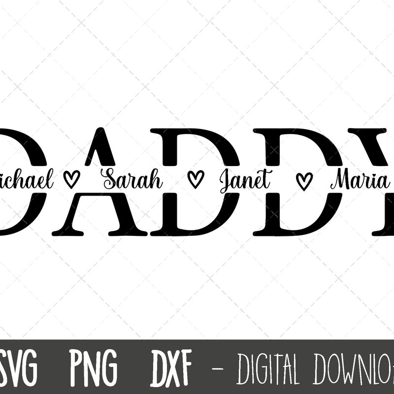 Daddy Svg - Etsy