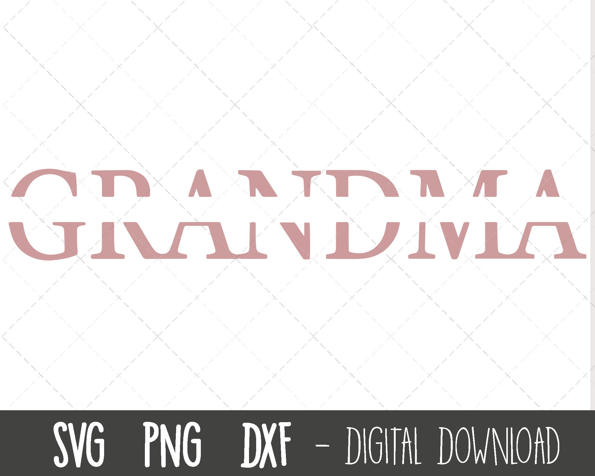 Grandma SVG, Grandmother Svg, Grandma Split Name Frame Svg, Granny Svg ...