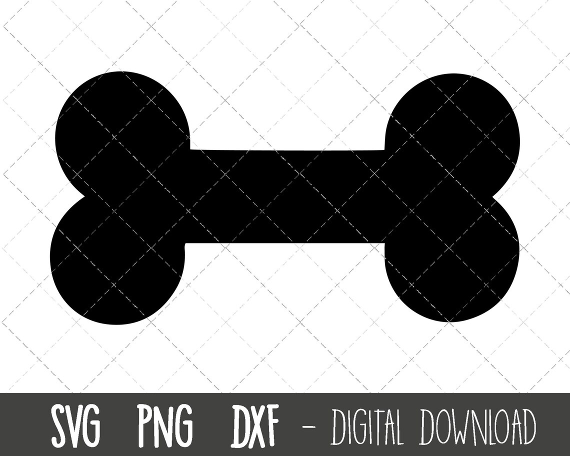 Hund Knochen SVG Hund Knochen Silhouette svg Bone Svg Hund - Etsy.de