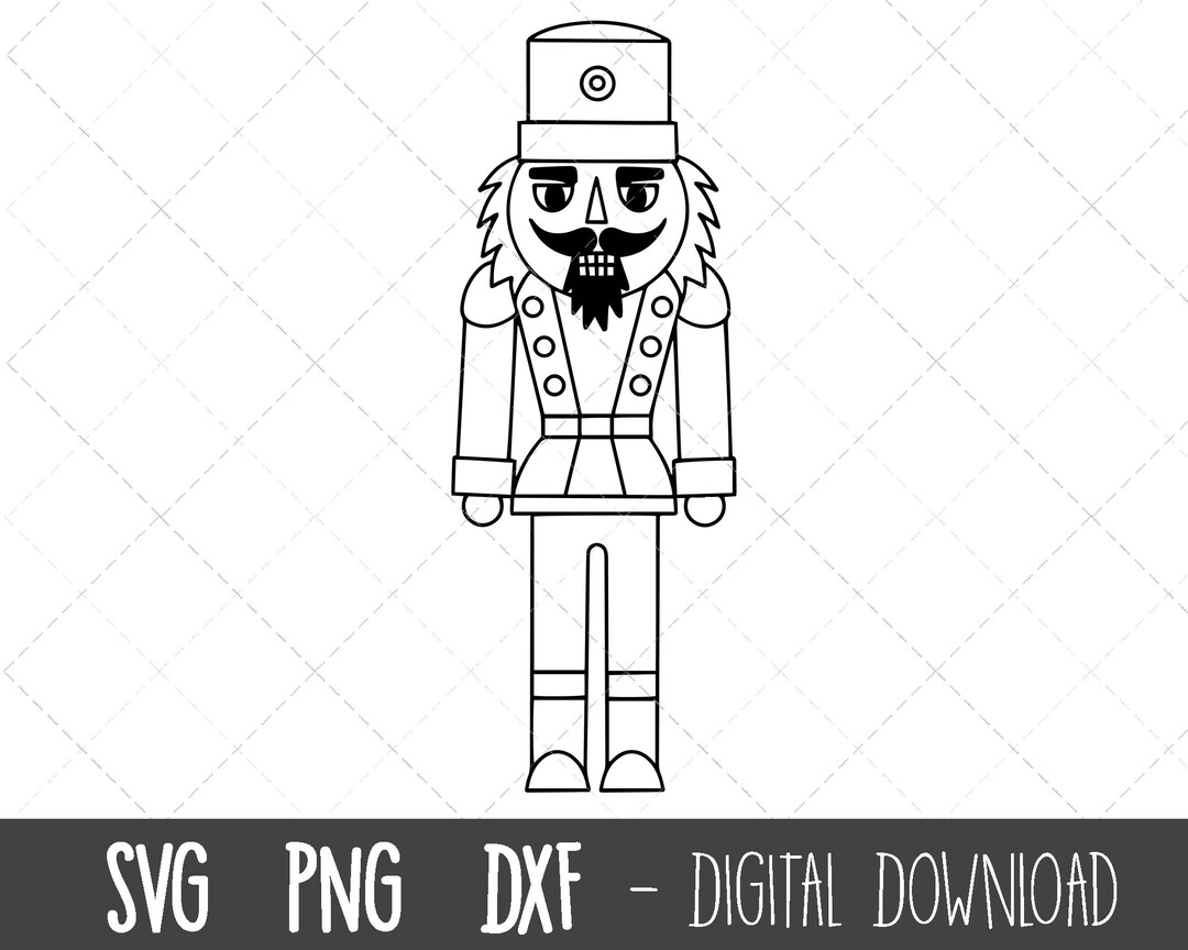 Nutcracker Svg, Nutcracker Clipart, Nutcracker Cut File, Holiday ...