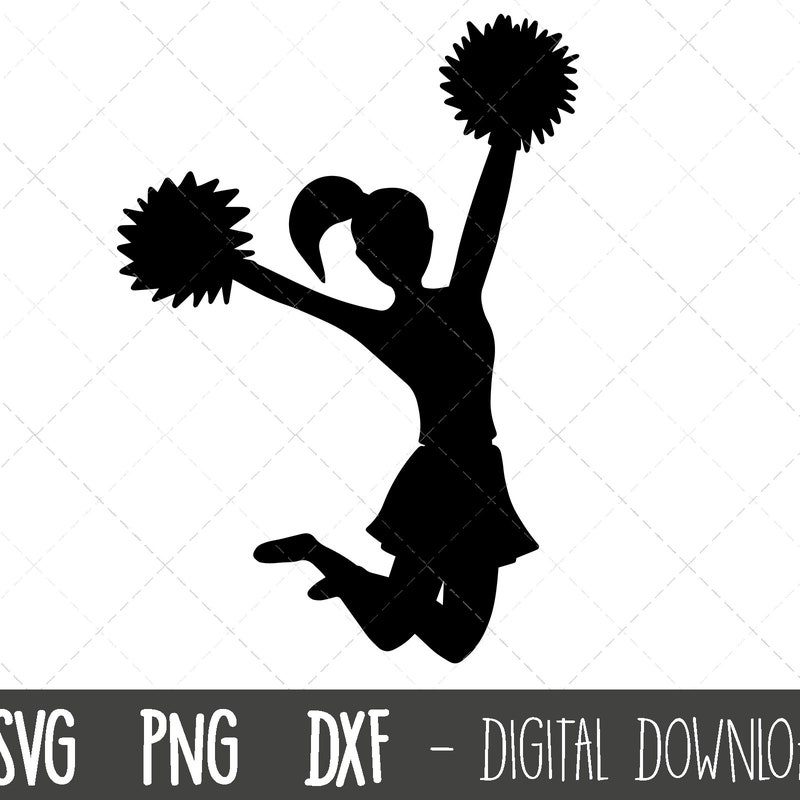 Cheerleader Svg - Etsy