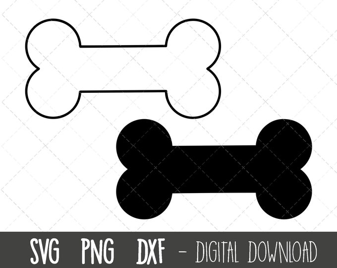 Dog Bone Svg - Etsy