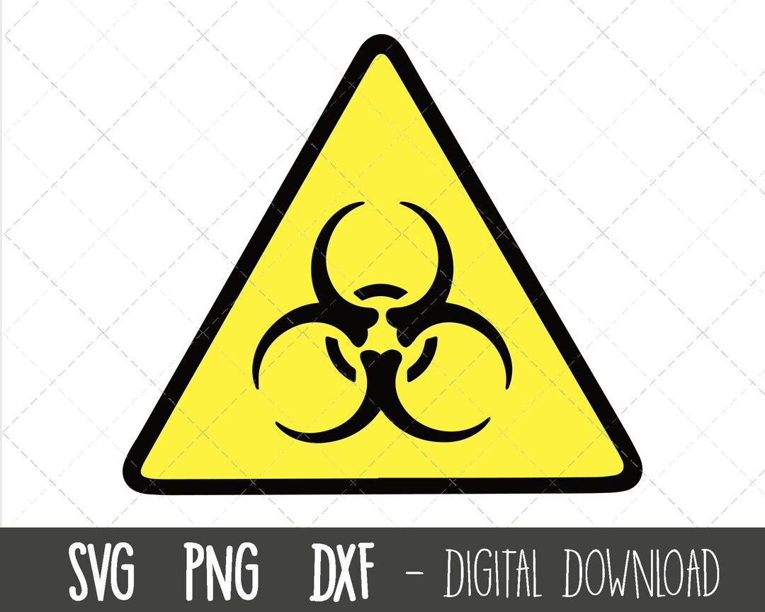 Biohazard Svg, Biohazard Sign Svg, Danger Signs Clipart, Warning Sign ...