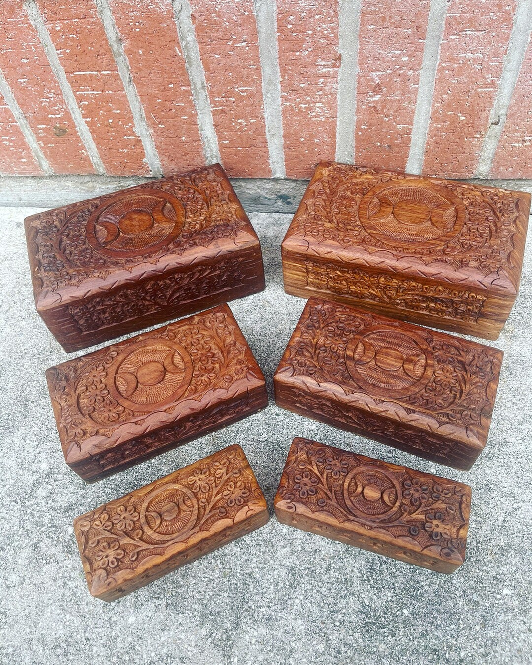 Triple Moon Boxes - Etsy