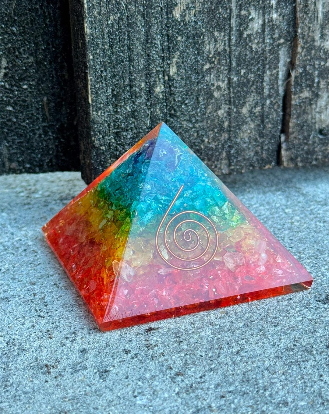 Chakra Crystal Pyramid: Wellness & Awareness - Etsy