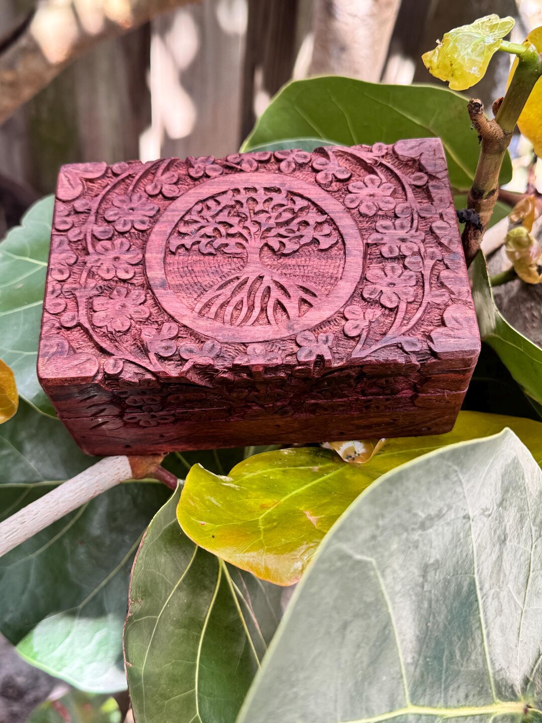 Tree of Life Wooden Box - Etsy