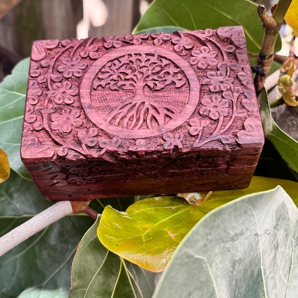 Tree of Life Wooden Box - Etsy