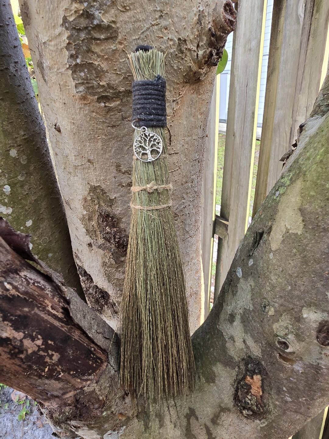 Ritual Altar Broom Pentacle 8" - Etsy