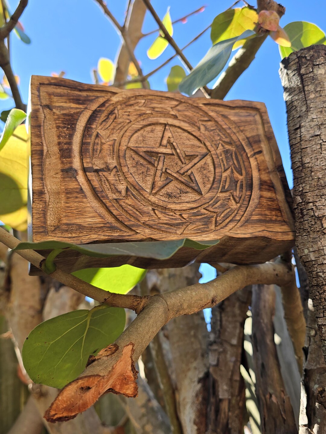 Wooden Pentacle Box - Etsy