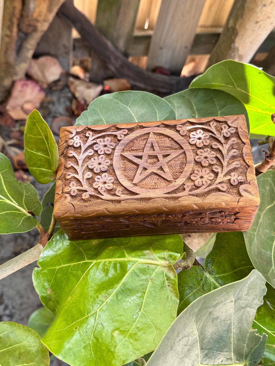 Pentagram Wooden Box - Medium - Etsy