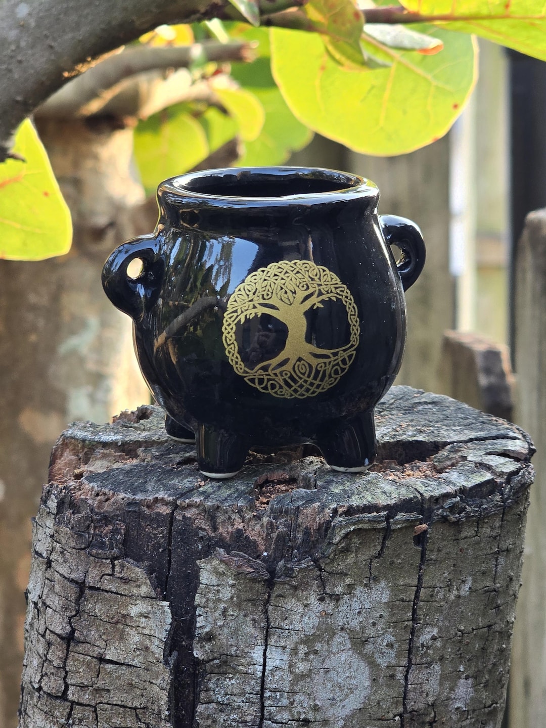 Tree of Life Mini Ceramic Cauldron - Etsy
