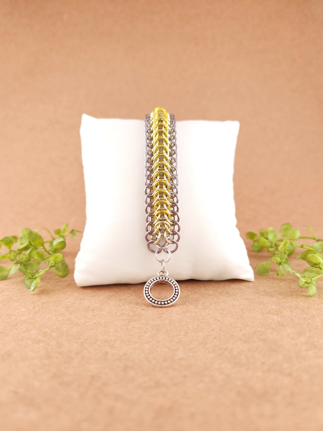 Dragonback Bracelet Chainmail Bracelet Andonized Aluminum Dragonback ...