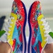 Hand Painted Splattered Reebok. - Etsy