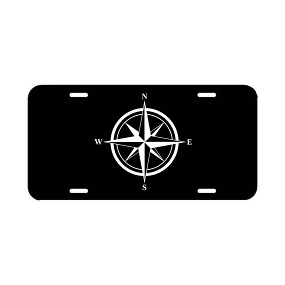 Rose Compass License Plate Frame Cover for Jeep Car Truck | Etsy