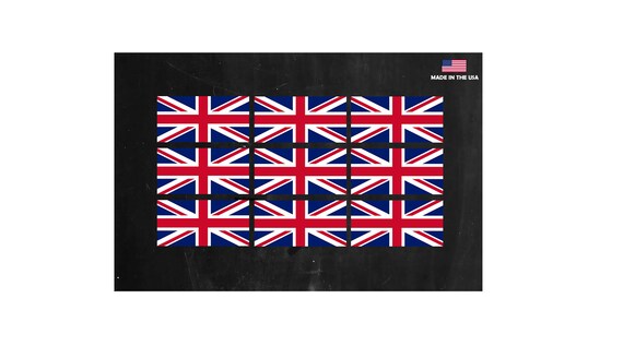 X12 UK United Kingdom Flag Sticker Decal Sticker Laptop - Etsy
