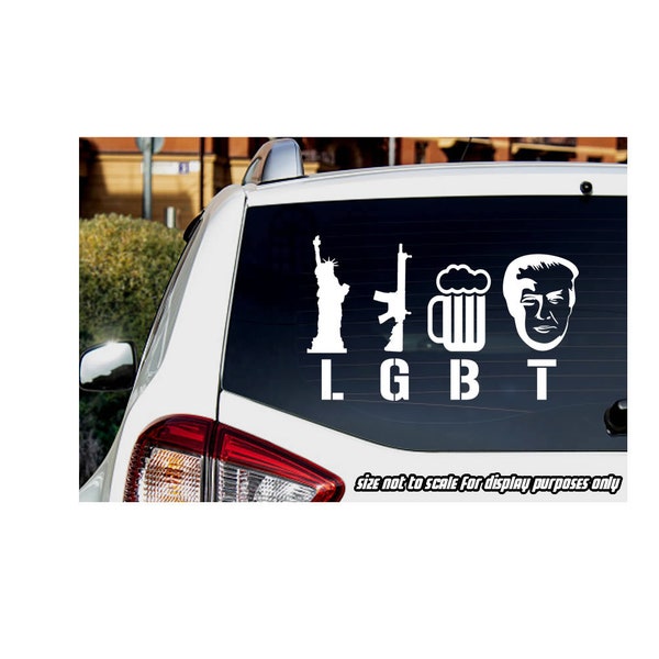 Lgbt Trump Sticker - Etsy