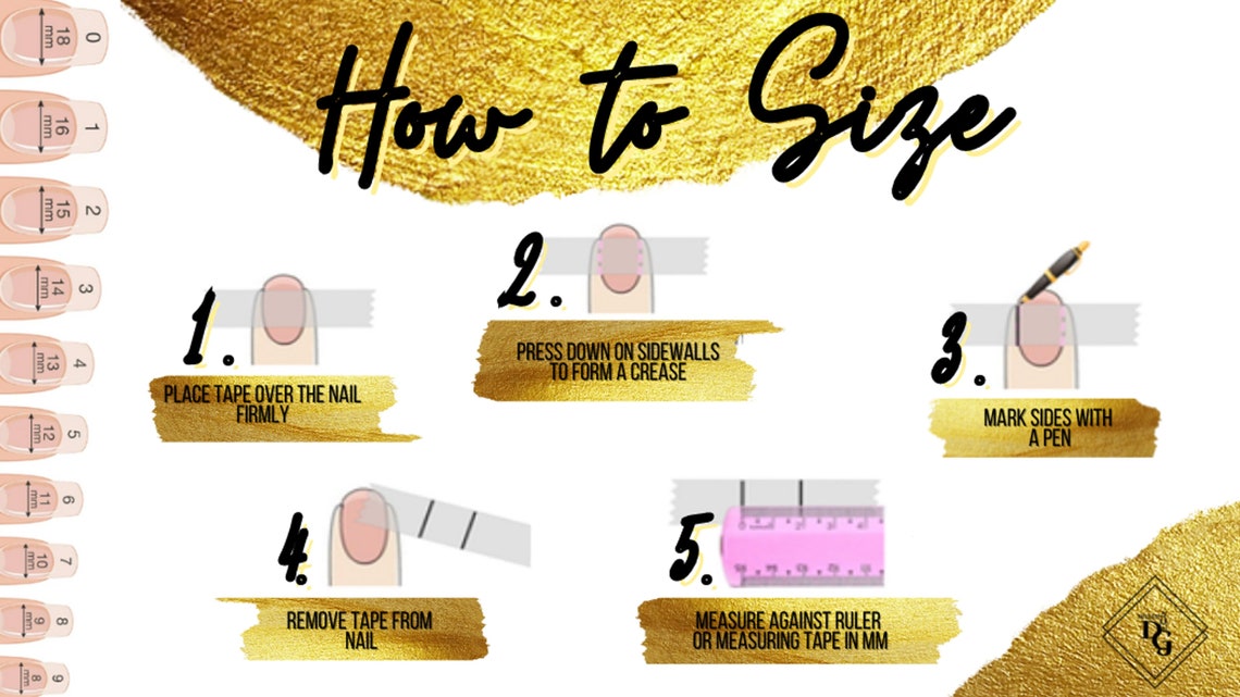 Glitter Ombre With Angels and Roses Luxe Press-on Nail Set Free ...