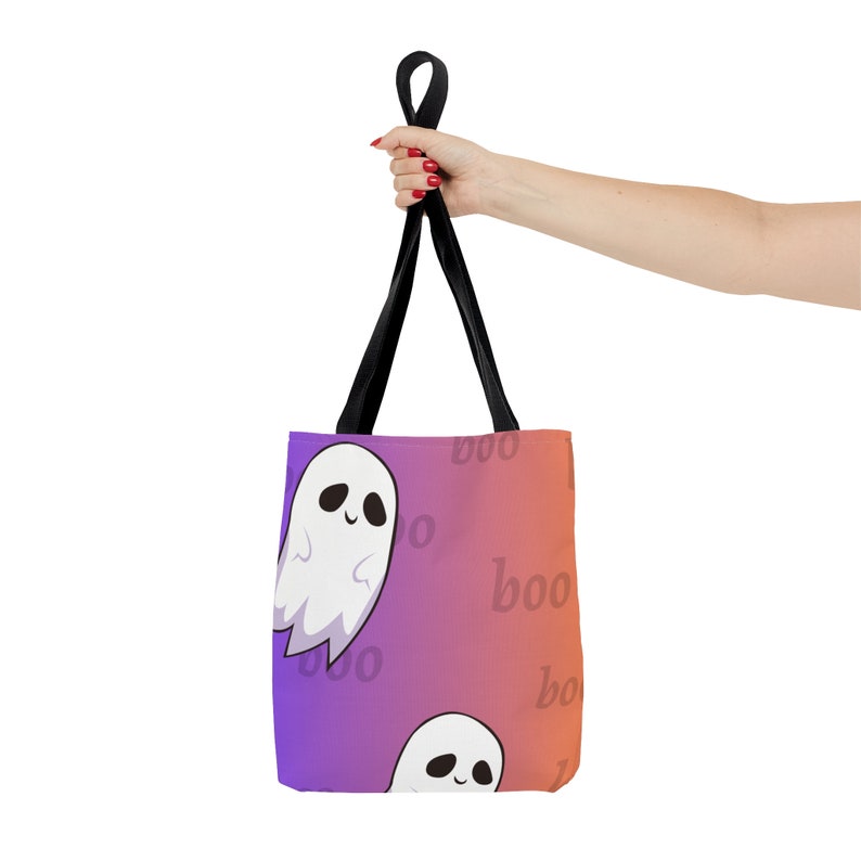 Spooky Ghost Tote Bag - Etsy