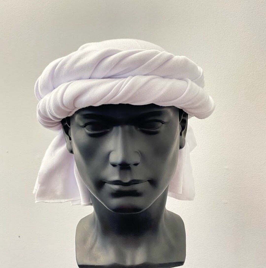 White Men Turban Men Halo Headwraps Durag Turban Hat for Men - Etsy